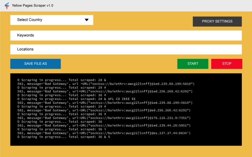 Yellow Page Scraper - Sale Leads